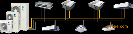 大金空调vrv区域,压缩机,区分_文秘苑图库